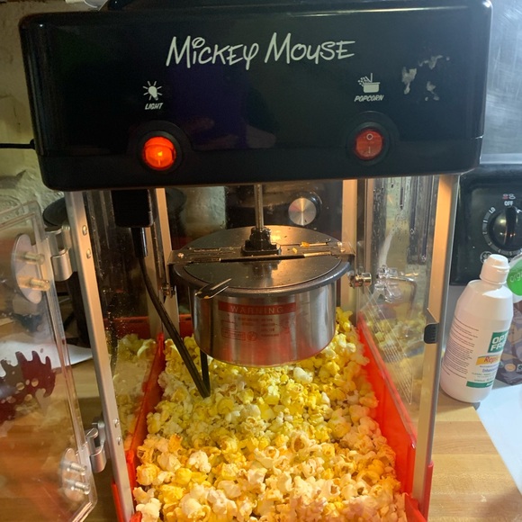 Disney | Kitchen | Disney Mickey Mouse Popcorn Maker Black And Red ...